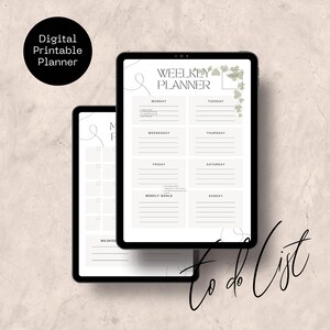 Green Goddess Printable Digital Planner Made for the Planner, Goodnotes ...