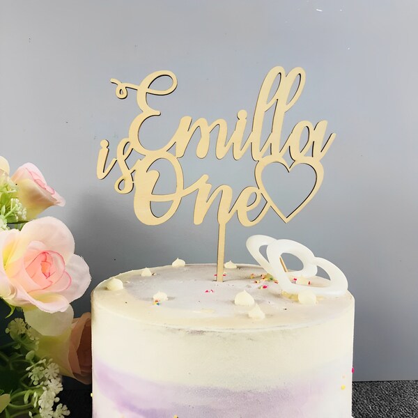 Gold Cake Topper - Etsy