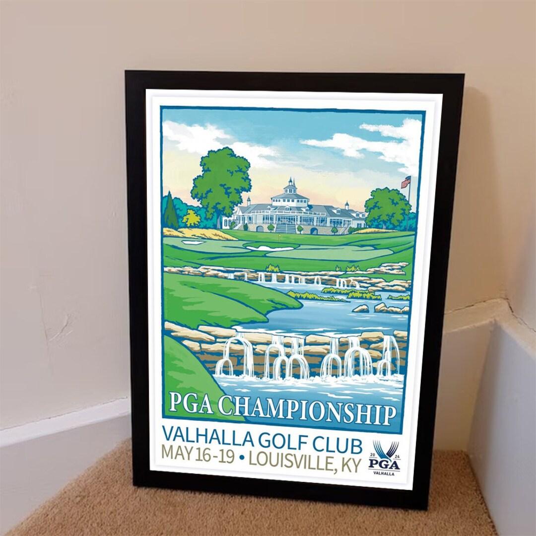 2024 PGA Championship Valhalla Country Club Poster, Home Decor - Etsy