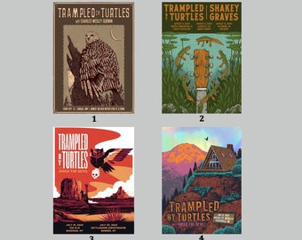 Trampled by Turtles Dillon 2023 Poster - Etsy