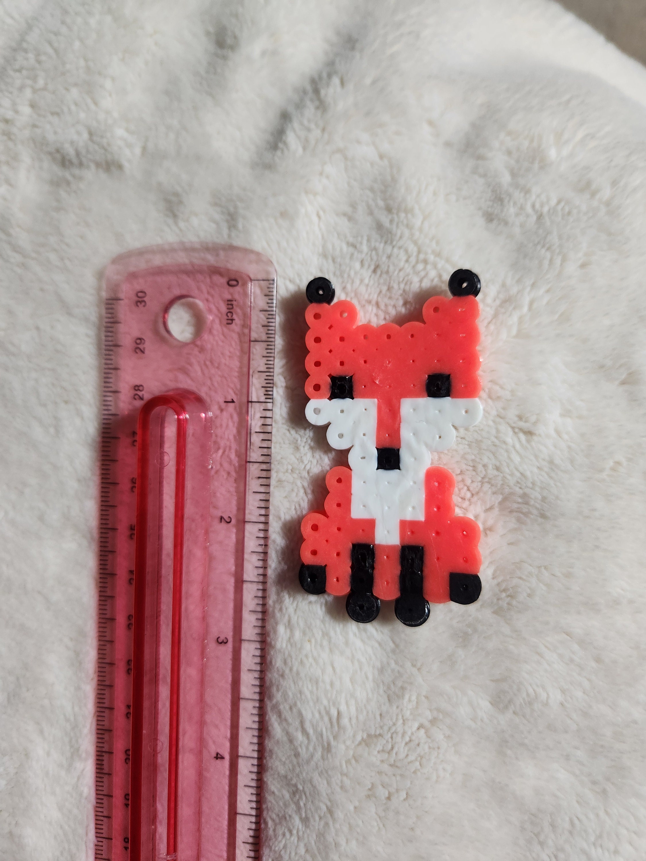 Perler Bead Fox - Etsy