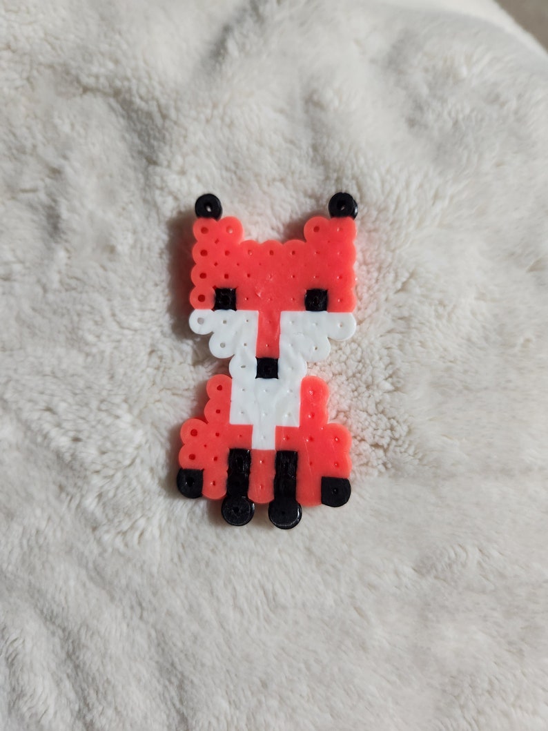 Perler Bead Fox - Etsy
