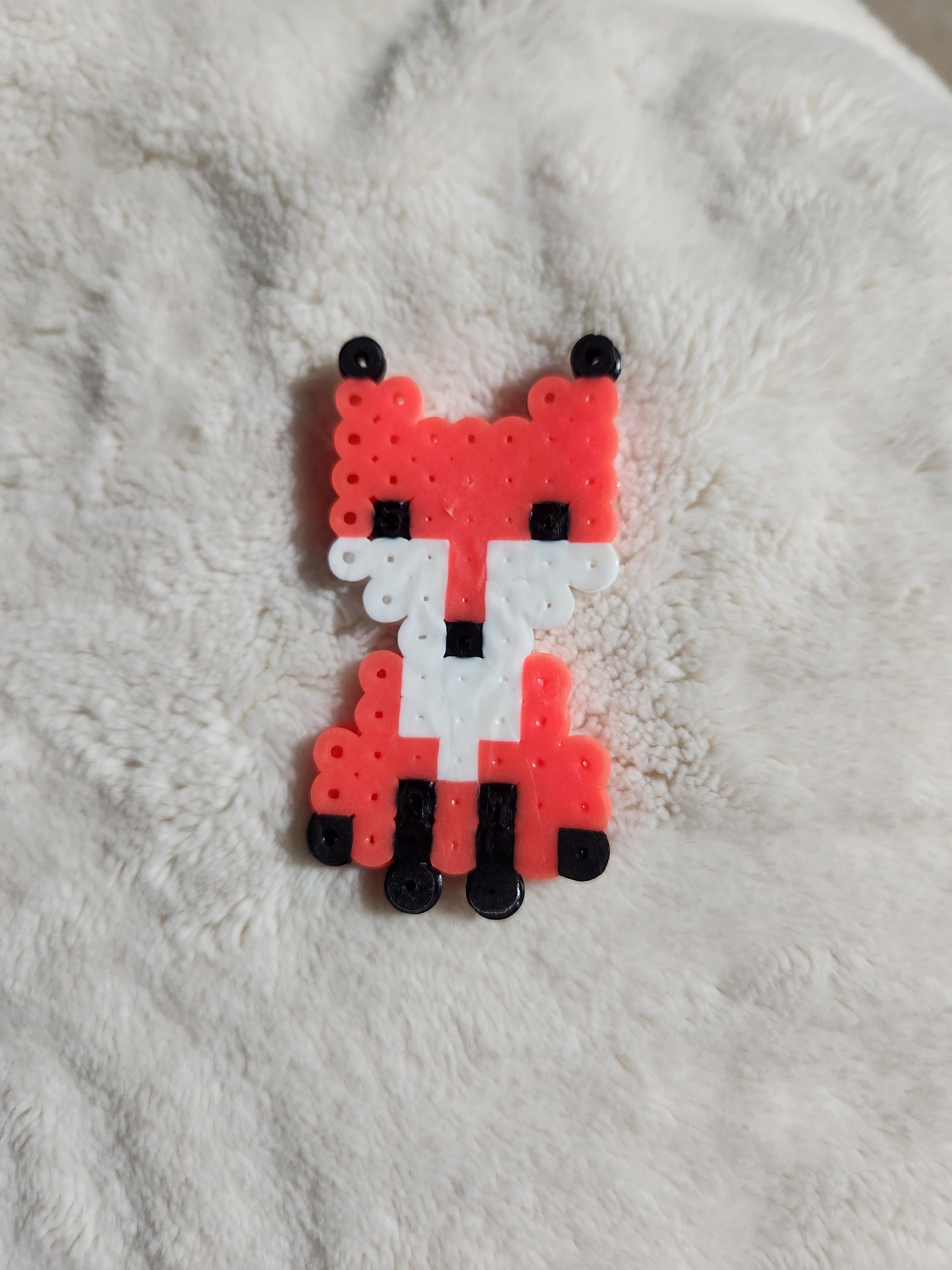 Perler Bead Fox - Etsy