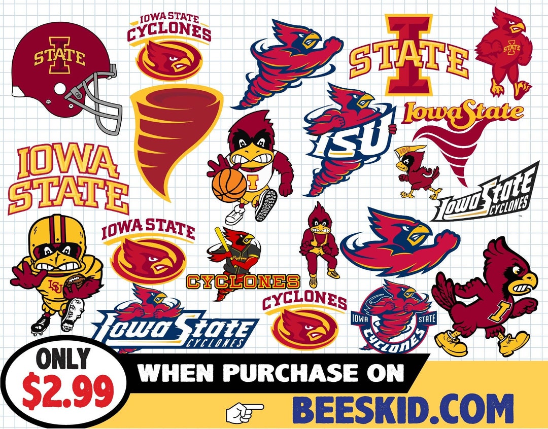 Iowa State Cyclones Svg Iowa State Cyclones Football Team - Etsy