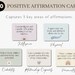 Positive Affirmation Cards Printable | Daily Affirmations, Self Love ...