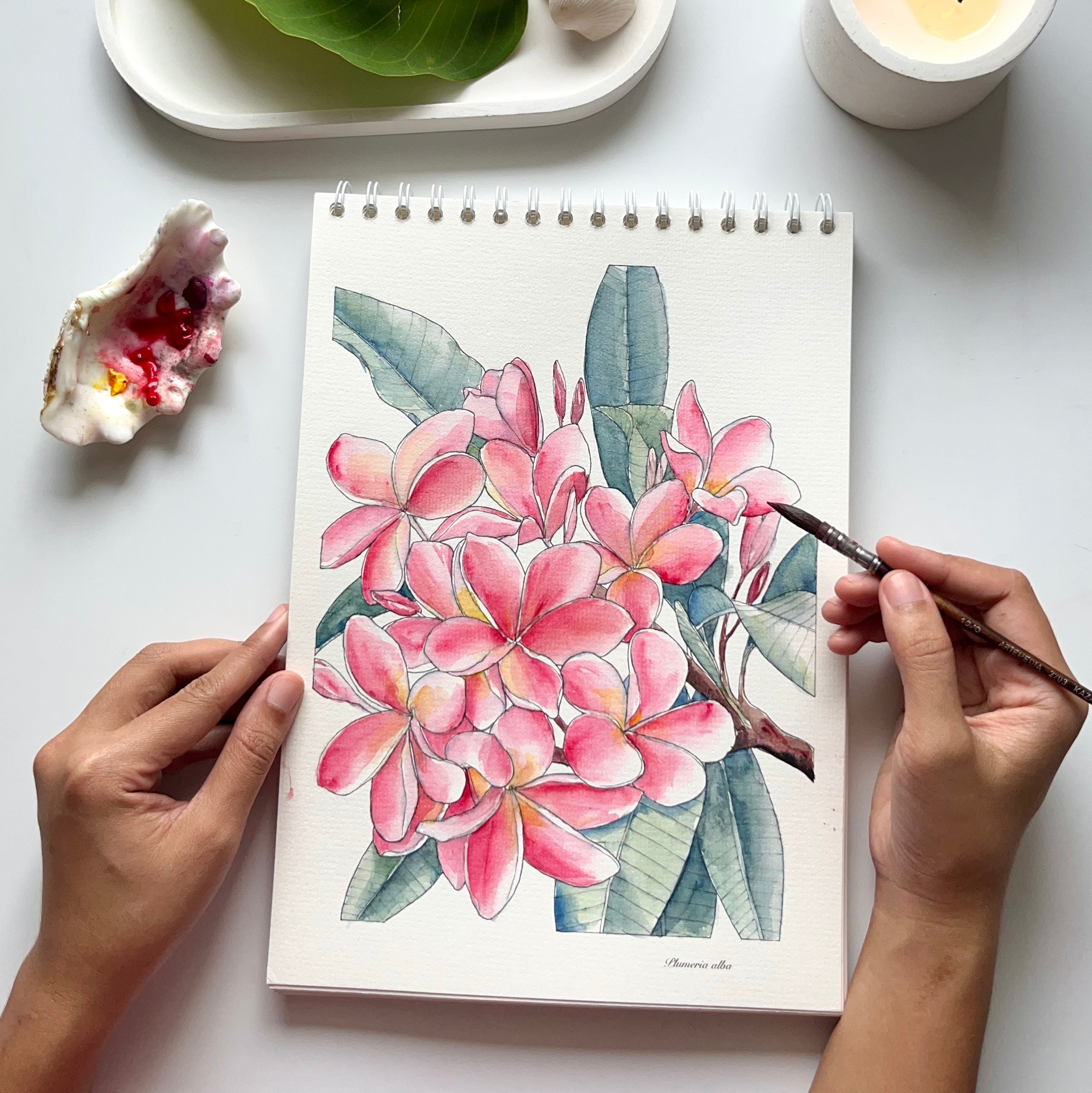 Watercolor Coloring Book Plant Series Coloring Book - Etsy