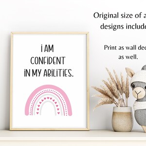 40 Digital Positive Quote Flash Cards, Positive Affirmation Cards ...