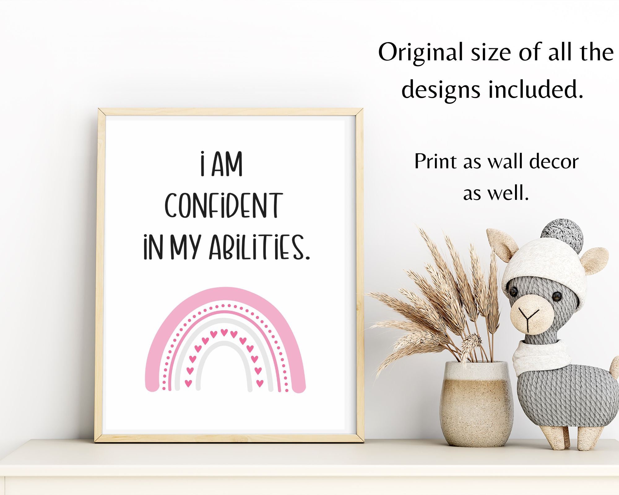 40 Digital Positive Quote Flash Cards, Positive Affirmation Cards ...