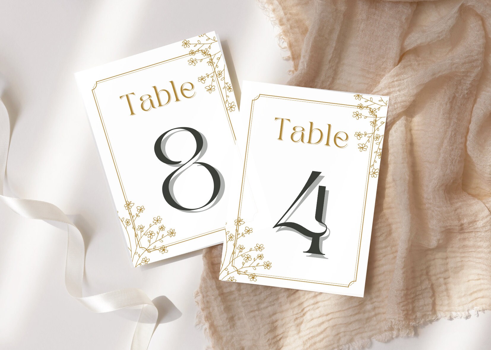 Table Chart Wedding Template, Classic Wedding Table Number, Boho Signs ...