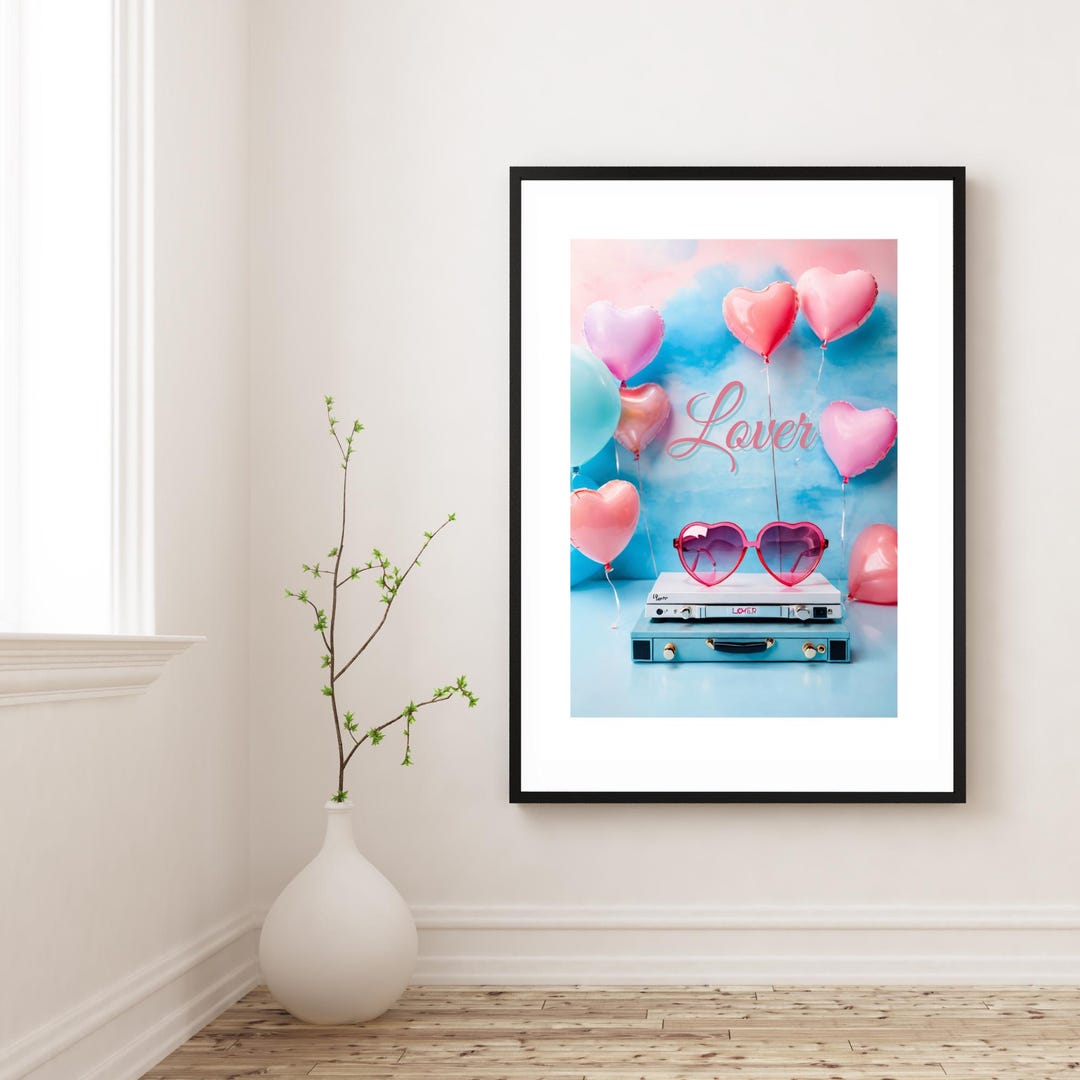Taylor Swift Poster Swiftie Printable Lyrics Lover Album Swifty Wall ...