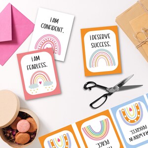 40 Digital Positive Quote Flash Cards, Positive Affirmation Cards ...