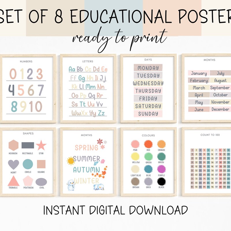 Neutral Posters - Etsy