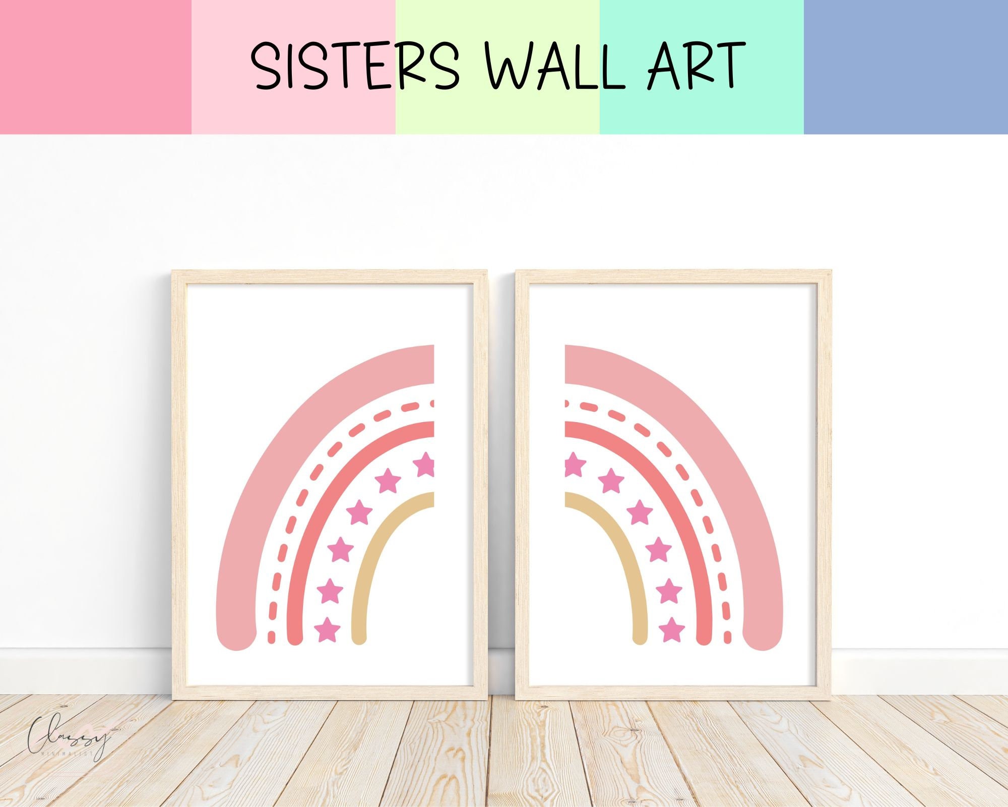 Custom Sisters Print, Sister Best Friends, Big Sis Lil Sis Download ...
