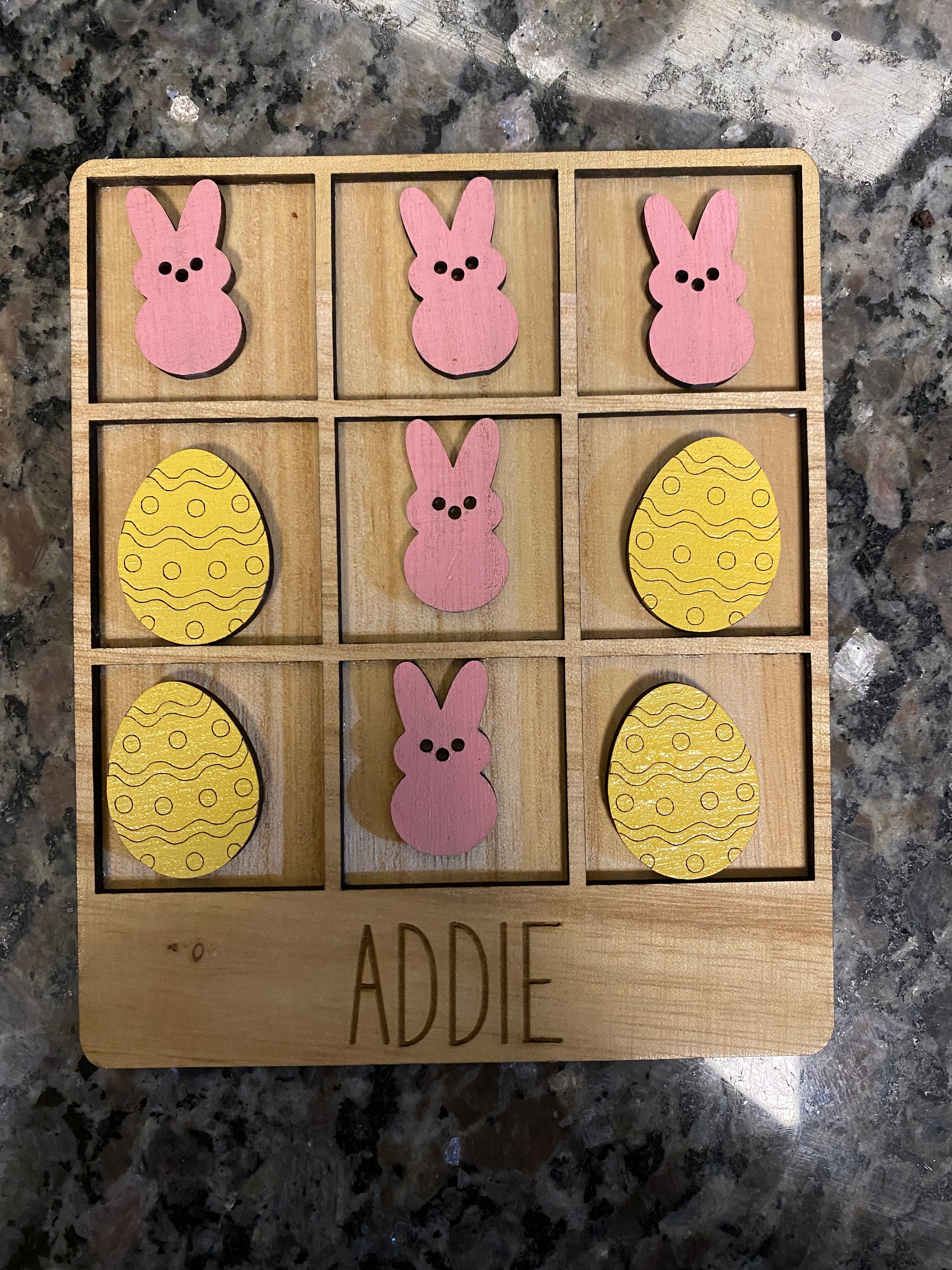 Easter Tic Tac Toe File - Etsy