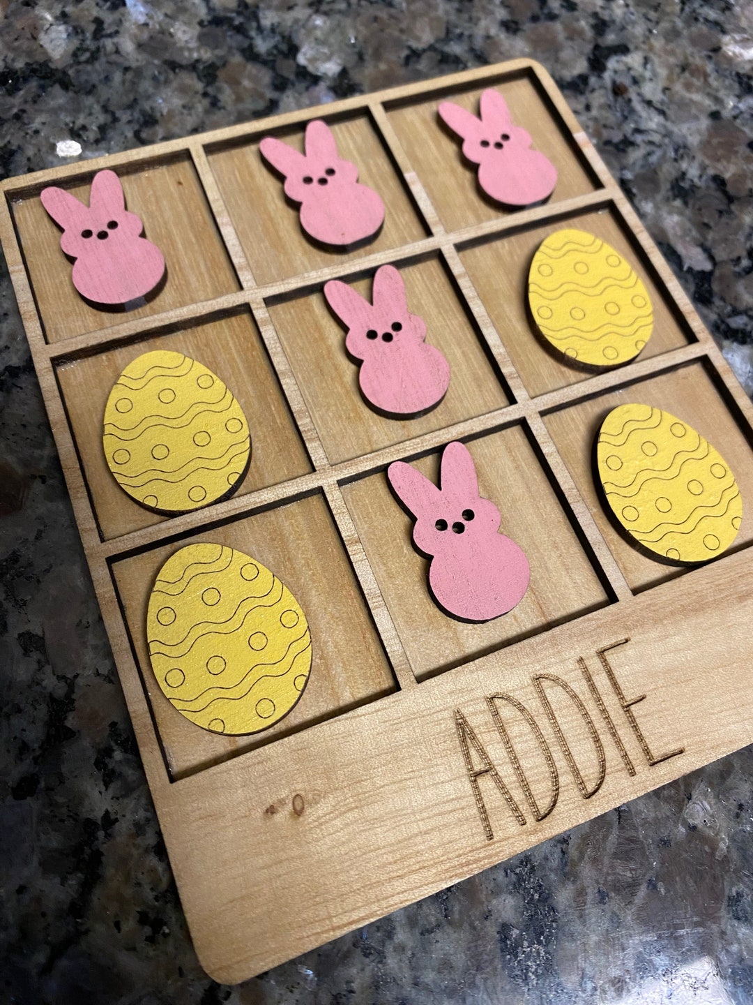 Easter Tic Tac Toe File - Etsy