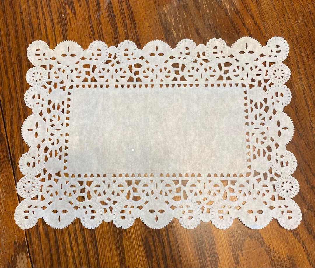 Ornate Rectangle Paper Doilies - Etsy