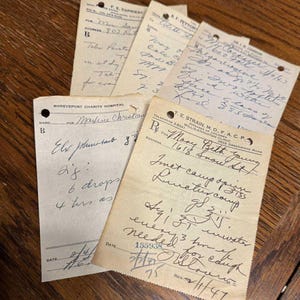 Antique Vintage Prescriptions From 1940's - Etsy