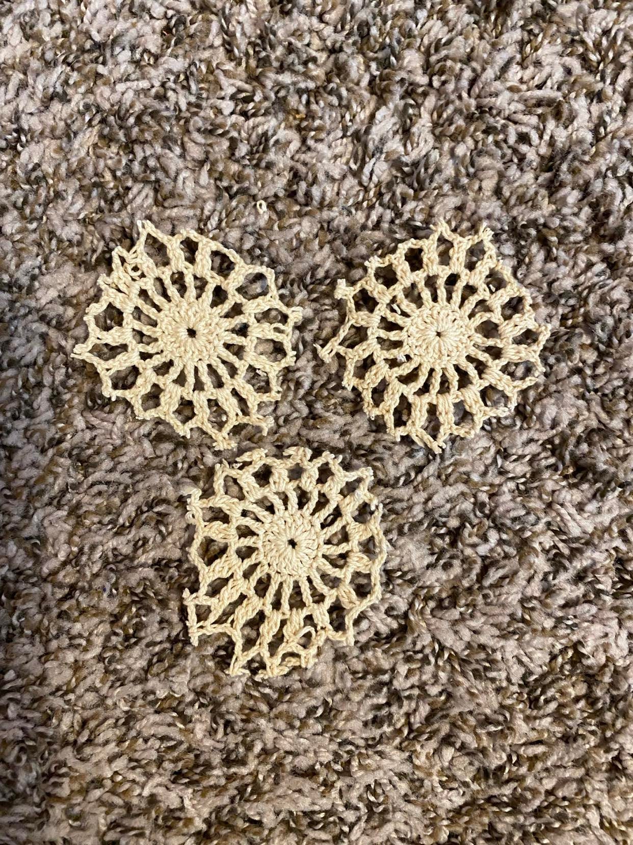 2 1/2 Inch Tan Doily - Etsy