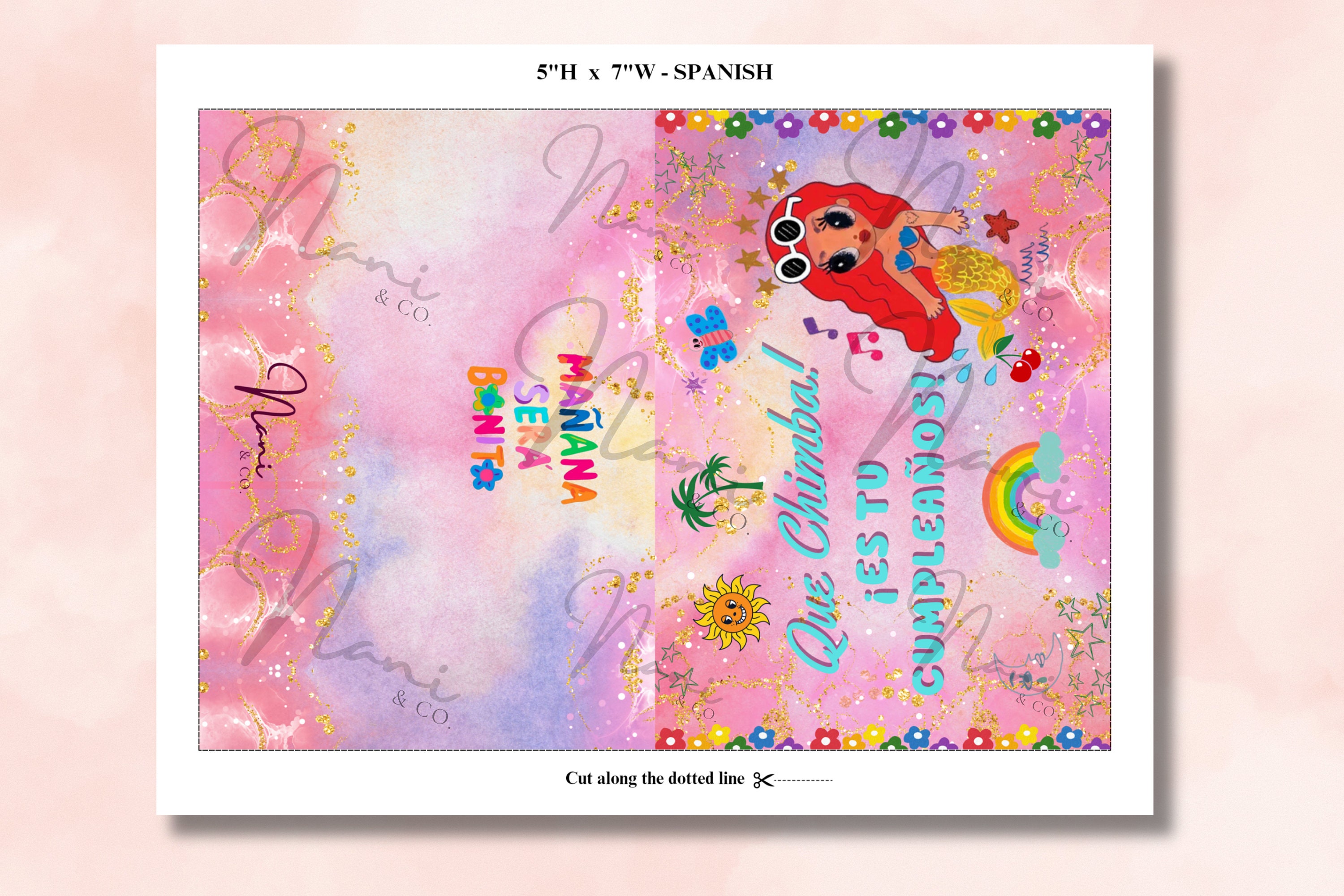 Karol G Birthday Card, SPANISH Birthday Card, Manana Sera Bonito, Karol ...