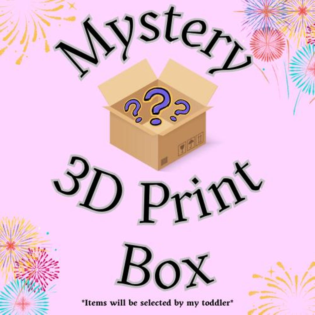 3D Printed Mysterty Box, Mystery Bundle - Etsy