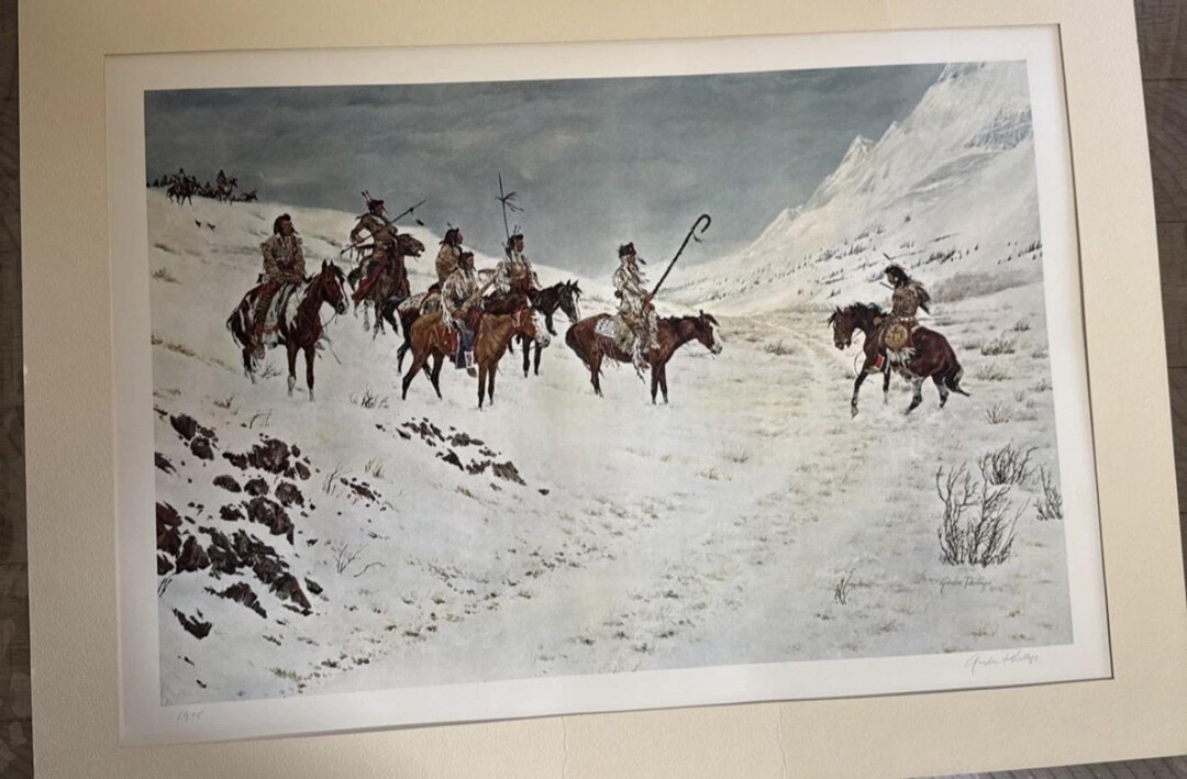 1975 Gordon Phillips Crossing Trails Pencil Signed Lithograph - Etsy