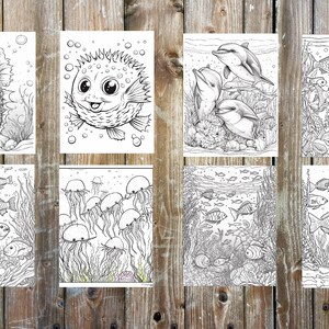 Coloring Pages Ocean Coloring Pages for Kids Activity Book Ocean ...