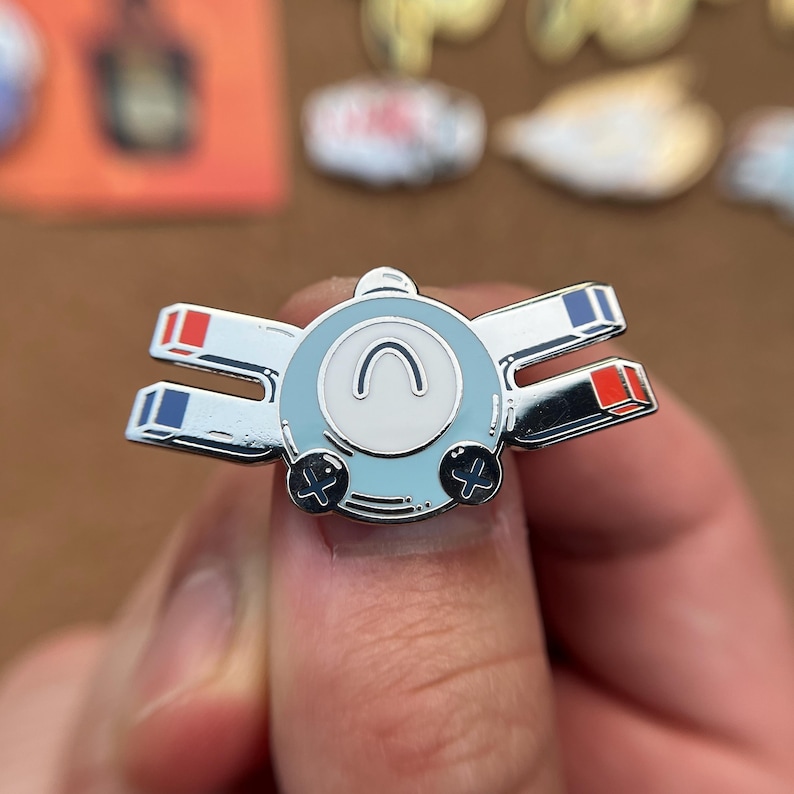 Pokemon Number 81 Enamel Pin: Magnemite Electric Steel Type Collectible ...