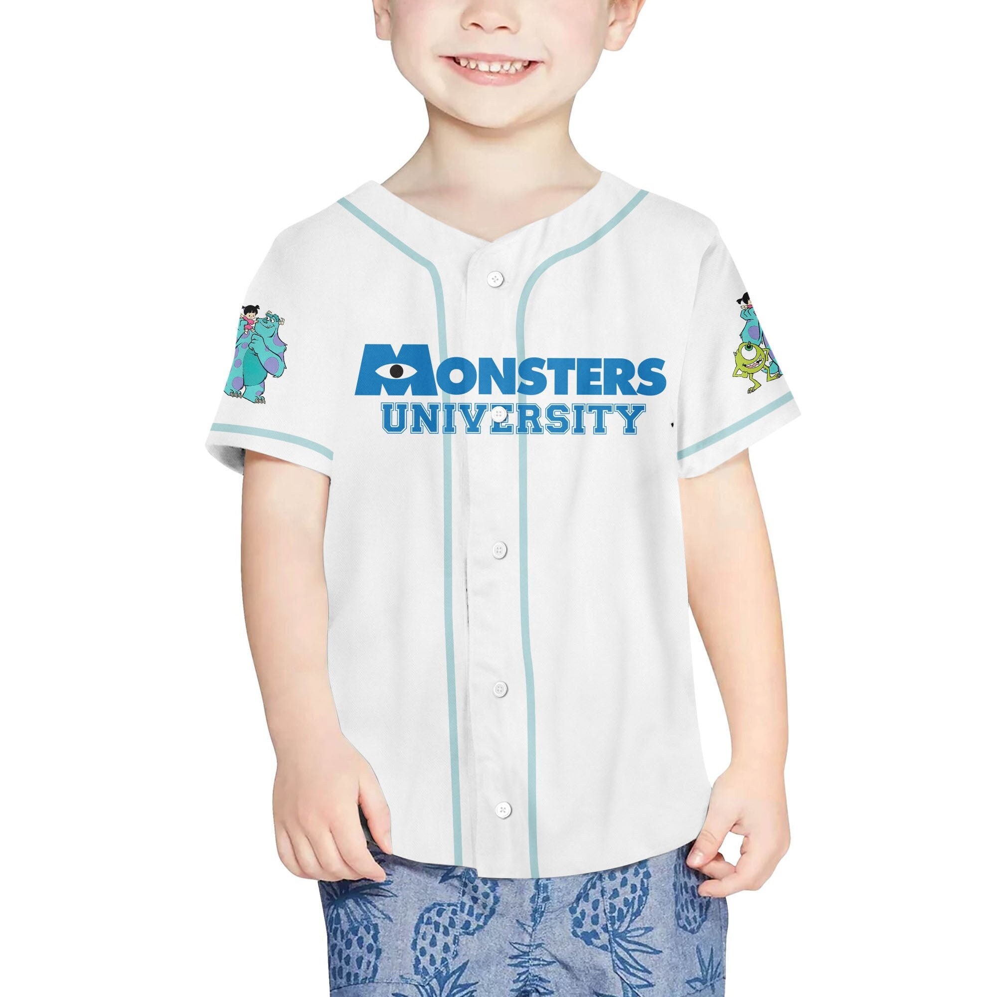 Personalize Monsters Inc Retro Style, Custom Disney Jersey sold by ...