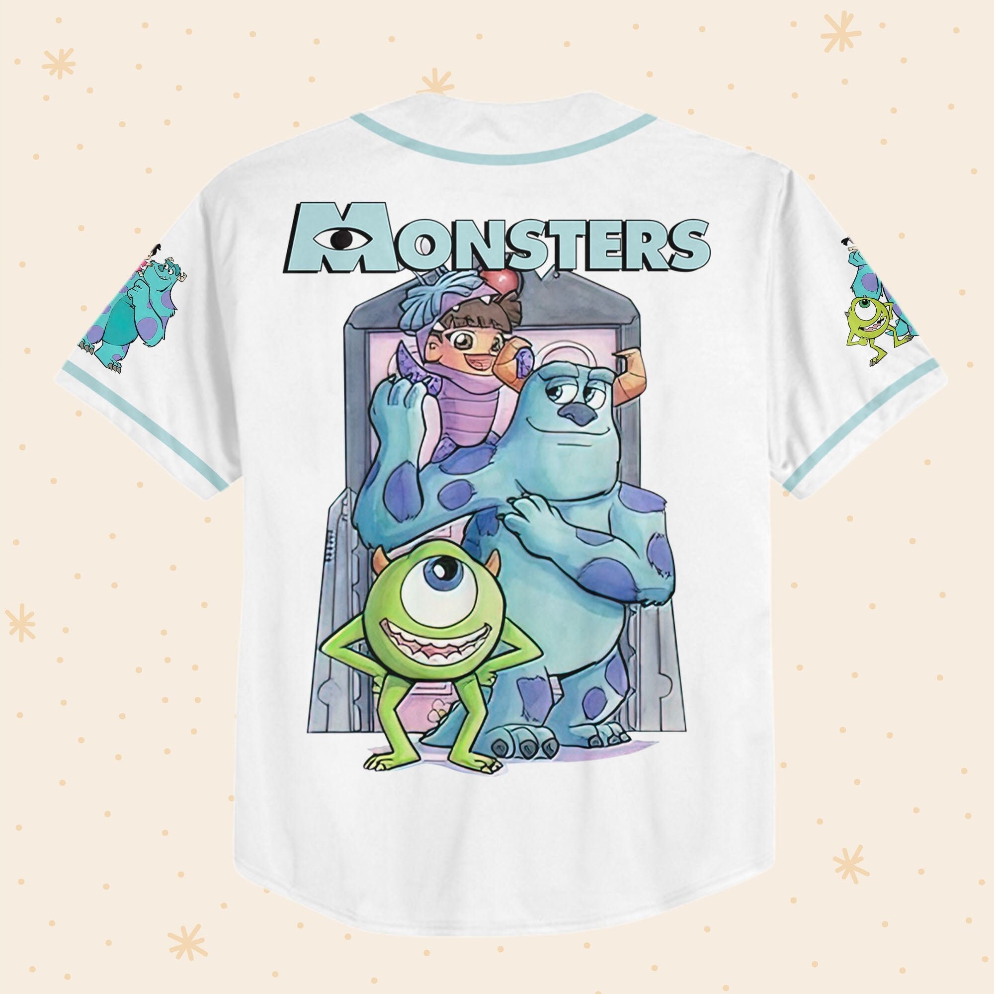 Personalize Monsters Inc Retro Style, Custom Disney Jersey sold by ...