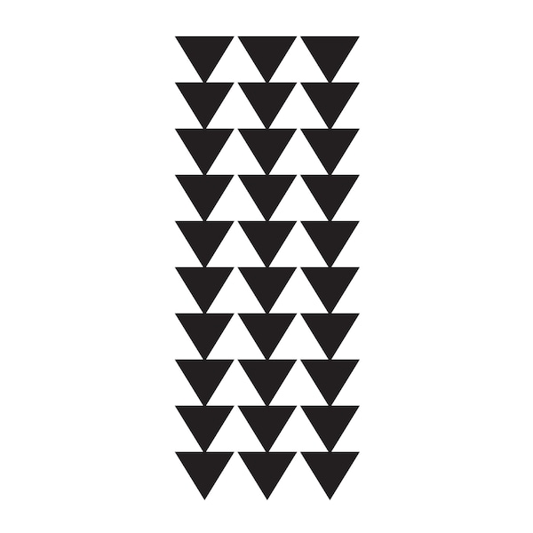 Triangle Wall Decal - Etsy