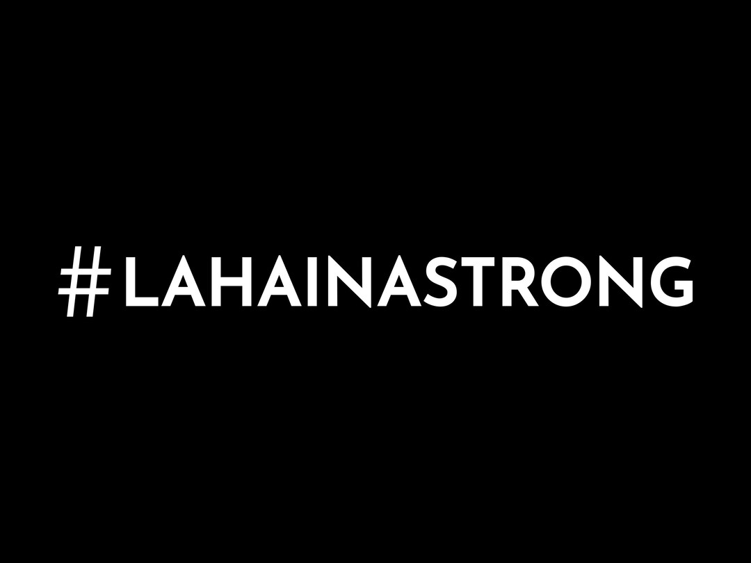 Lahaina Strong Large Decal lahainastrong Adhesive Vinyl Decal Car Decal ...