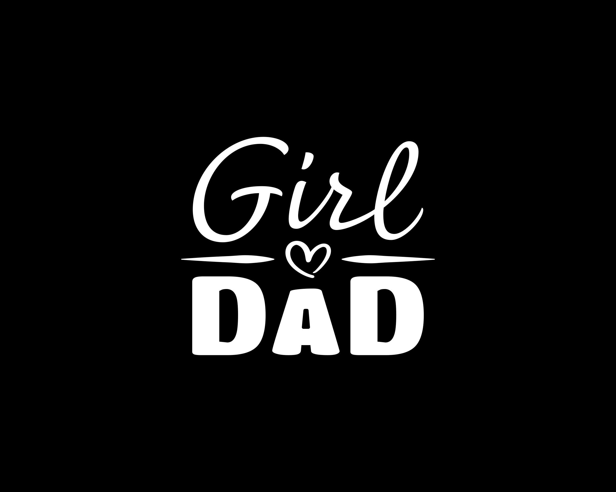 Girl Dad - Vinyl Car Wall Decal - Etsy
