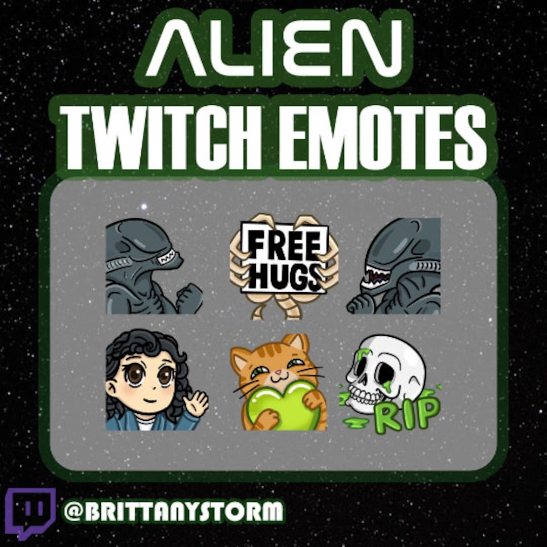 Twitch Emote - ALIEN Emote Pack - Etsy