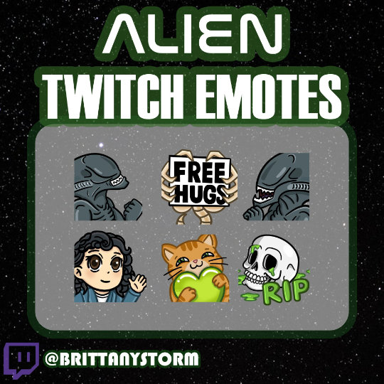 Twitch Emote - ALIEN Emote Pack - Etsy