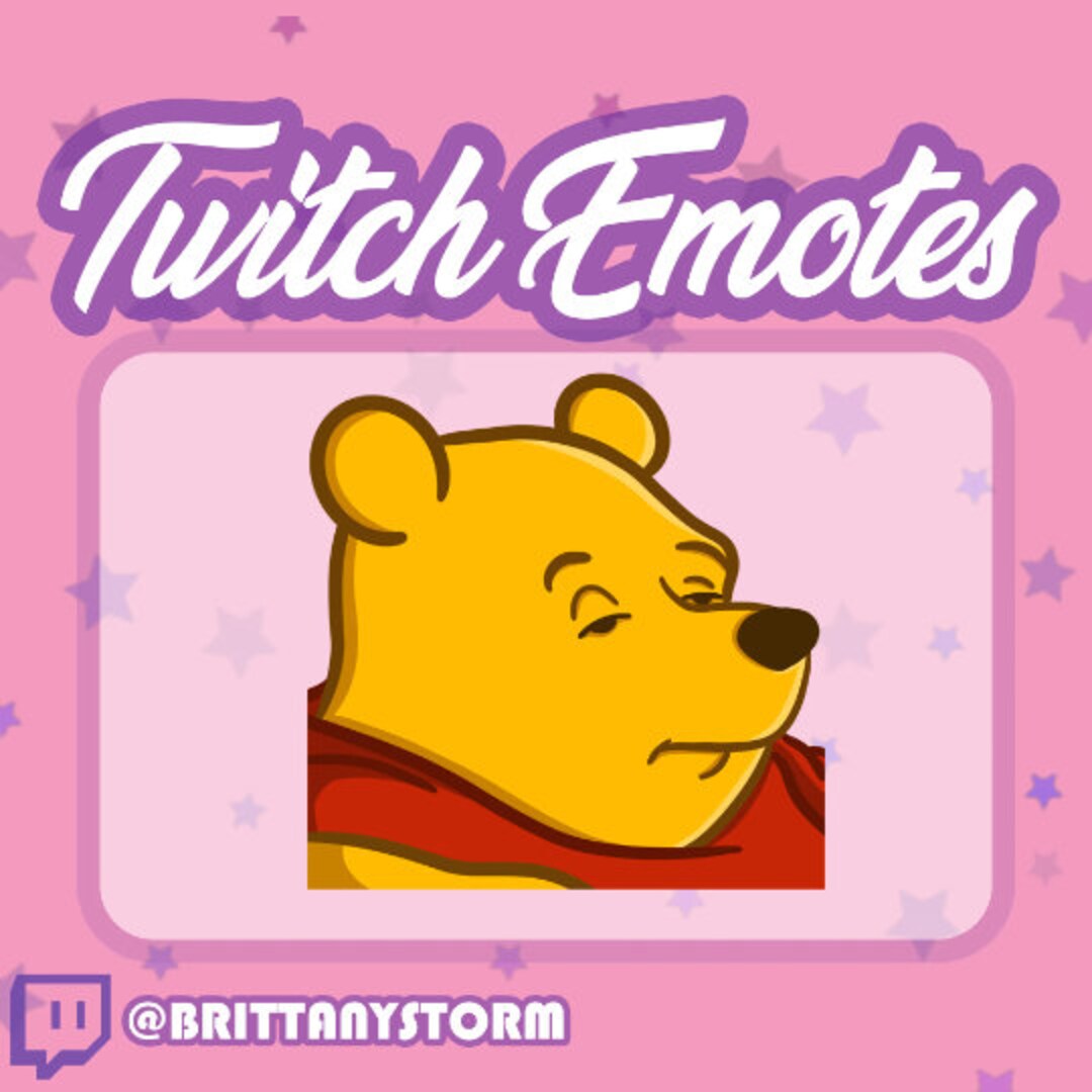 Twitch Emote - Smug Pooh Meme - Etsy
