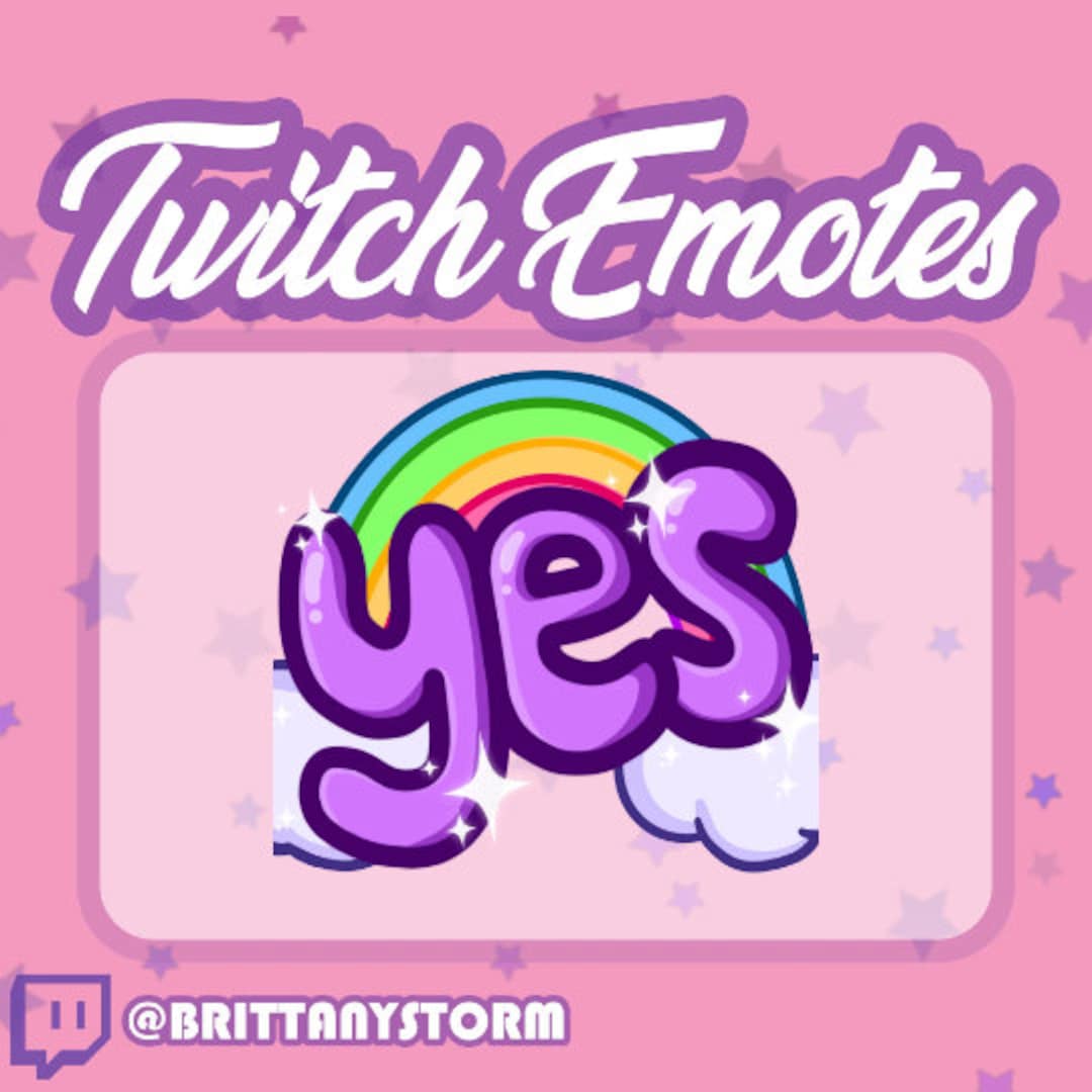 Twitch Emote - Yes - Etsy