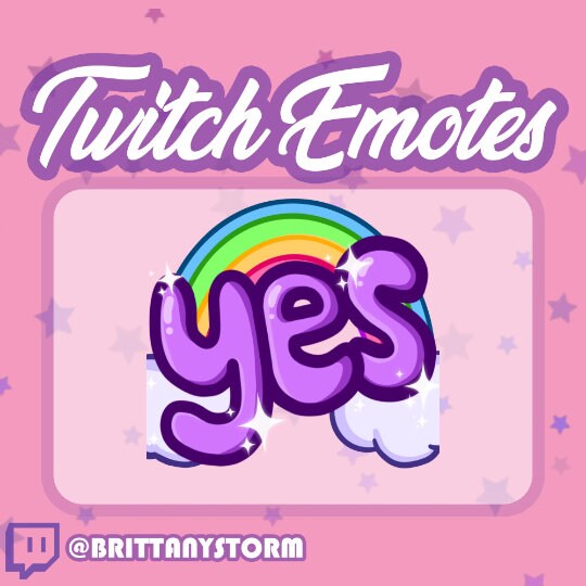 Twitch Emote - Yes - Etsy