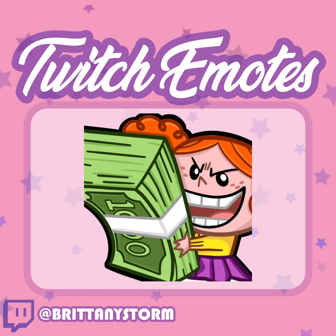 Twitch Emote - Princess Money - Etsy