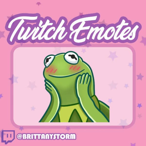 Kermit Twitch Emotes - Etsy