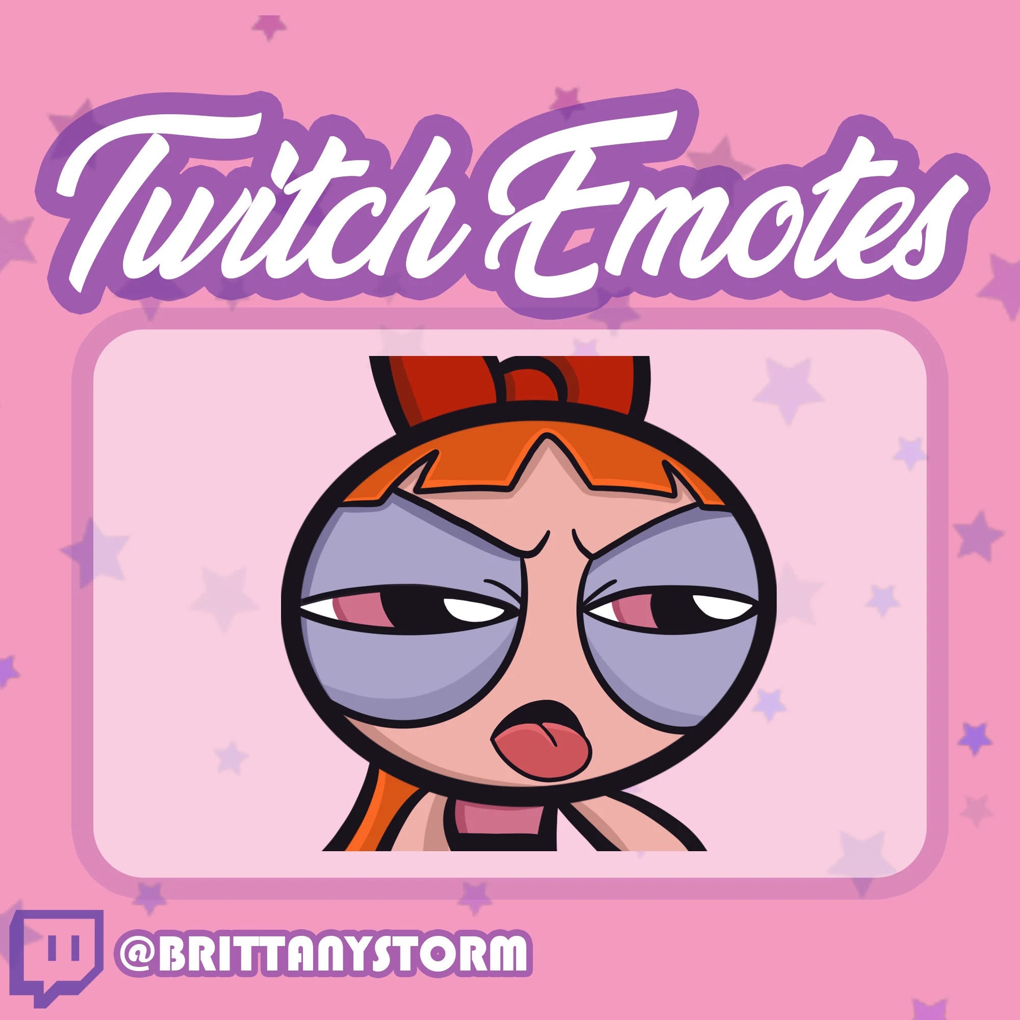 Twitch Emote Blossom Disgust - Etsy
