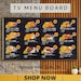 DIGITAL TV Menu Board in Canva | Fully Editable - Etsy
