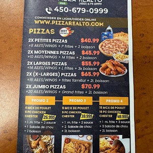 Custom Pizza Restaurant Menu, Food Flyers and Menus, Pizza Menu, Canva ...