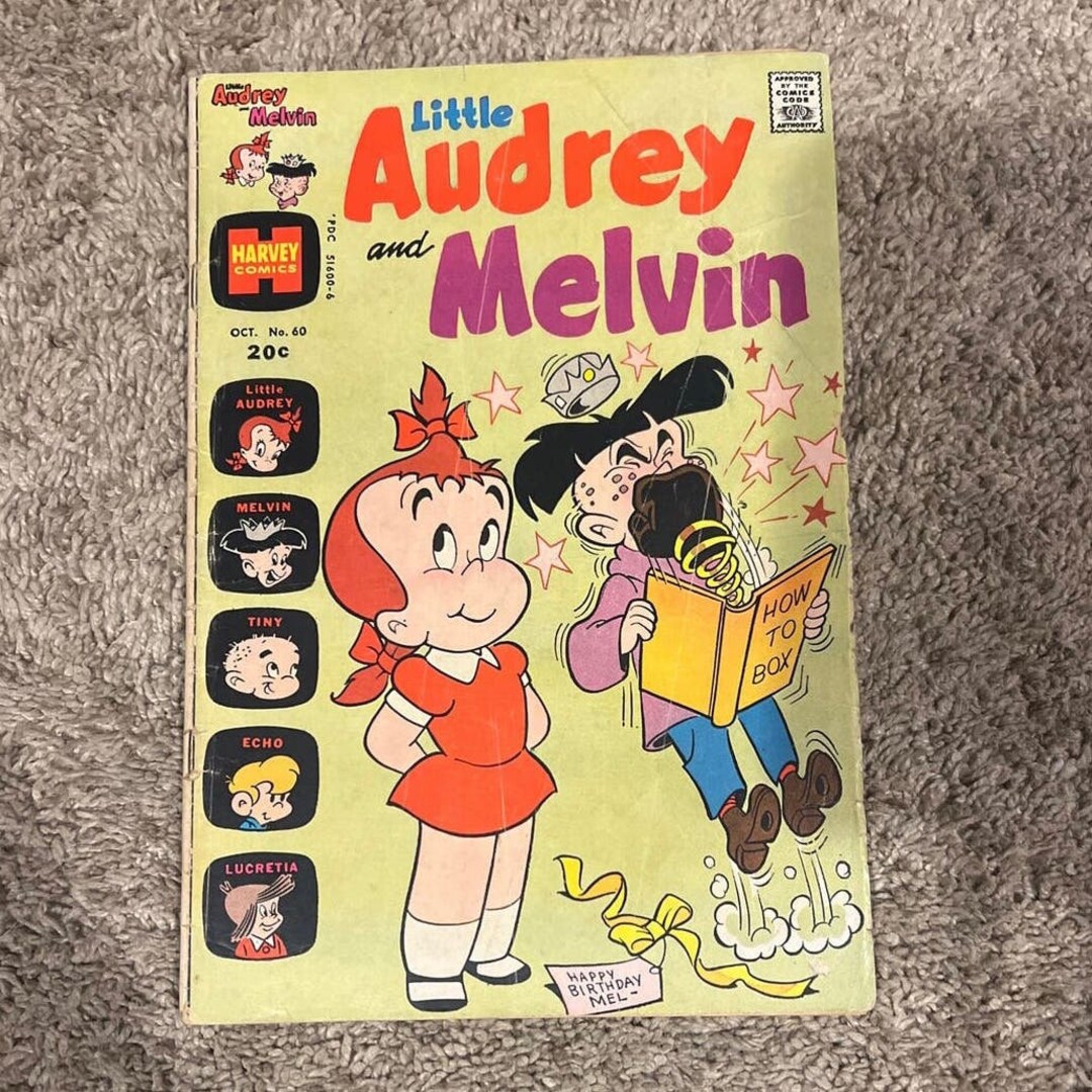 Little Audrey and Melvin #60 Harvey Comics 1972 Gd/vg - Etsy