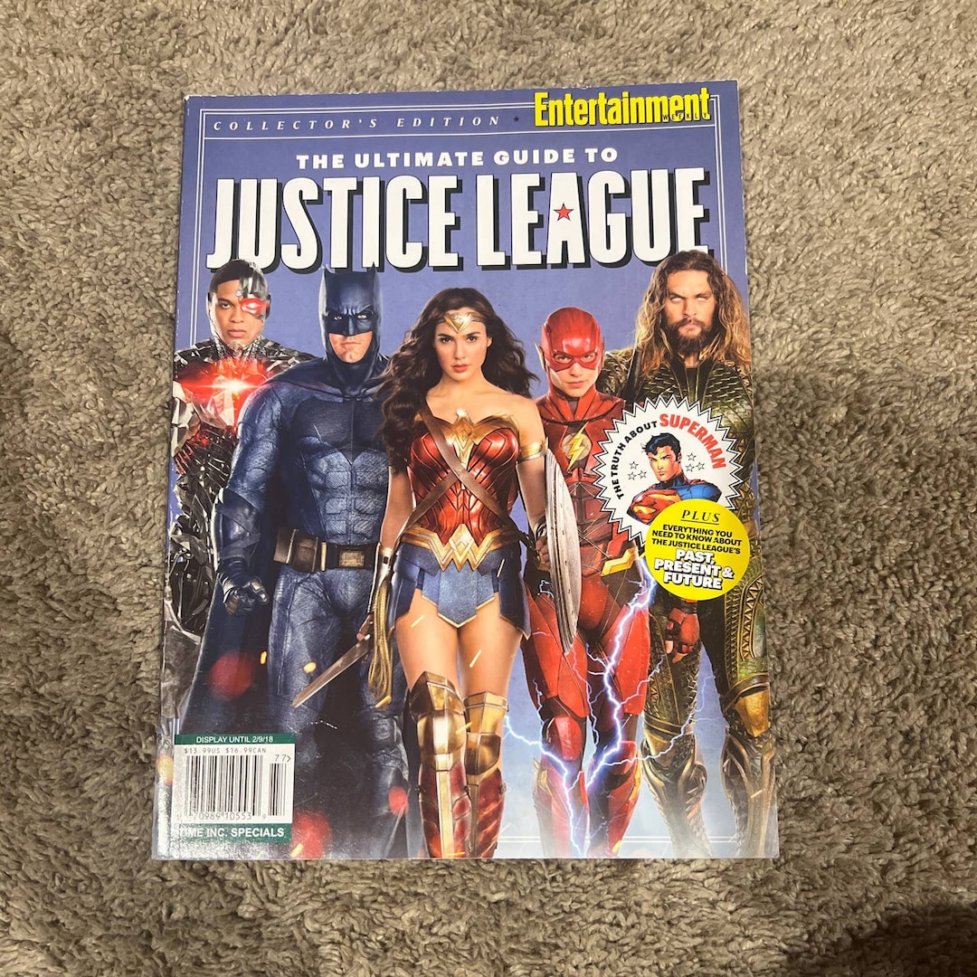 Justice League Ultimate Guide Entertainment Magazine 2018 - Etsy