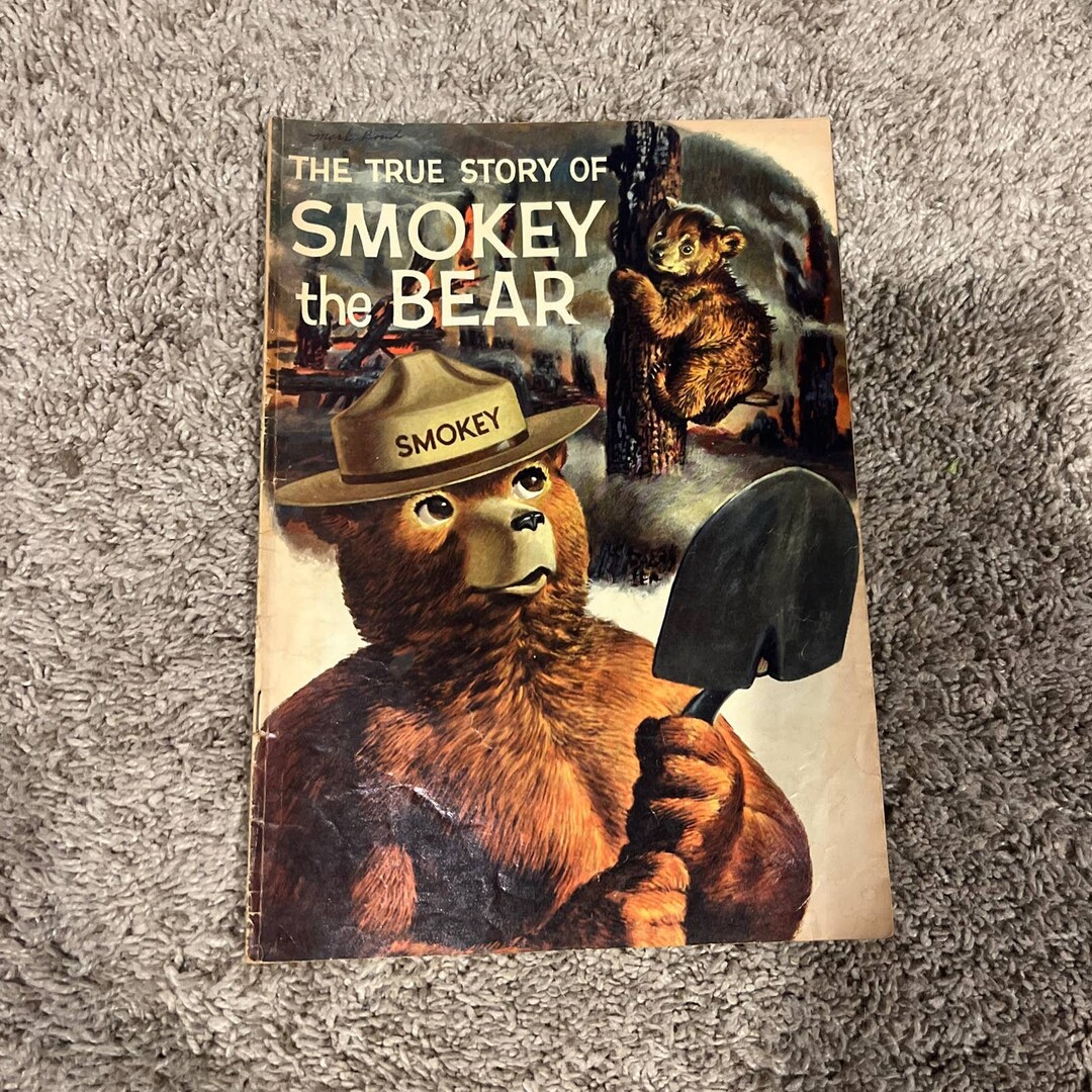 The True Story of Smokey the Bear Comic Book Fire Prevention - Etsy