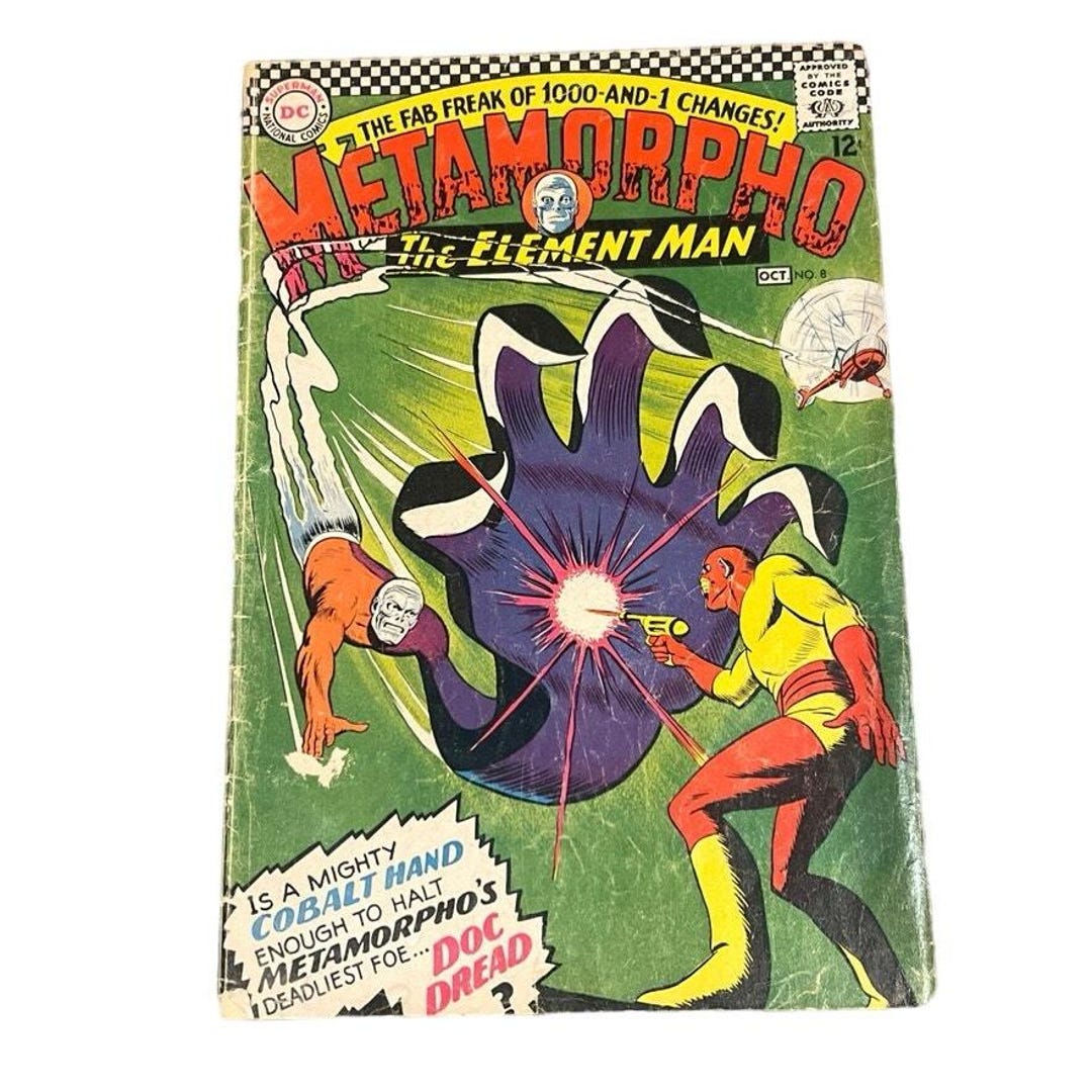 Metamorpho 8 oct 1966, DC the Element Man Silver Age - Etsy