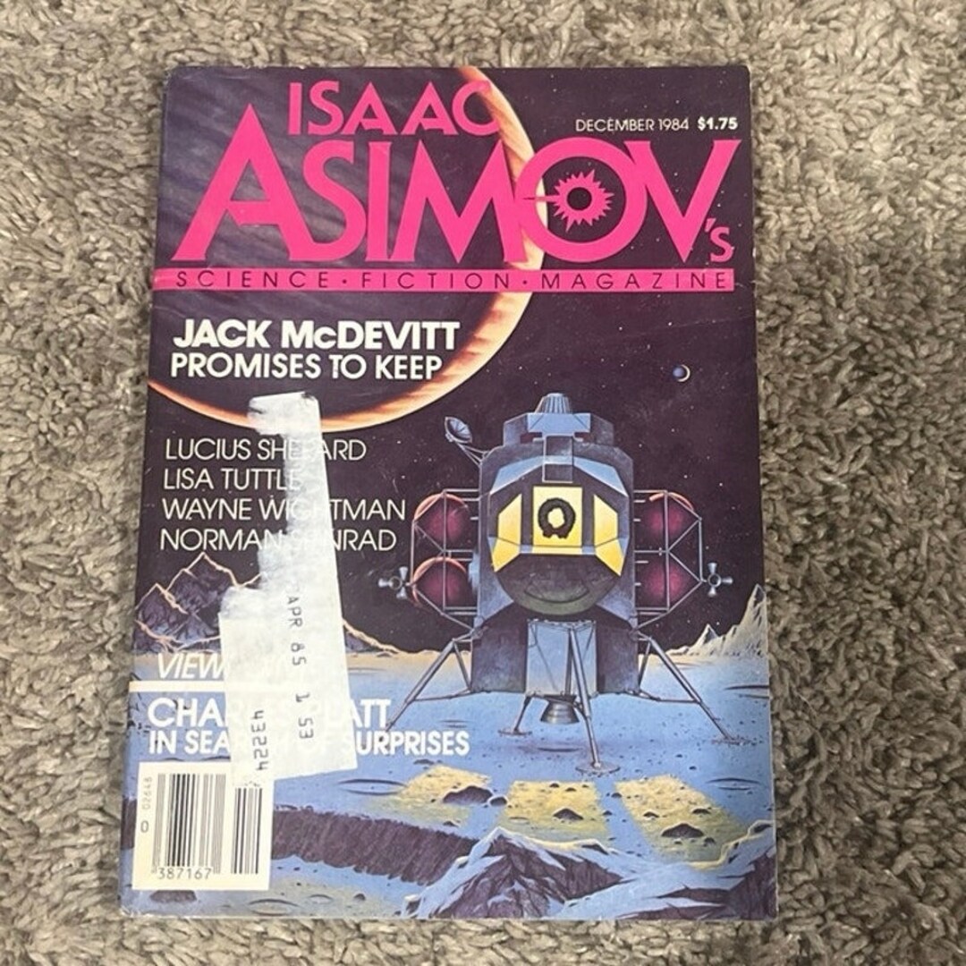 Isaac Asimov's Science Fiction 85 December 1984 Lisa Tuttle - Etsy