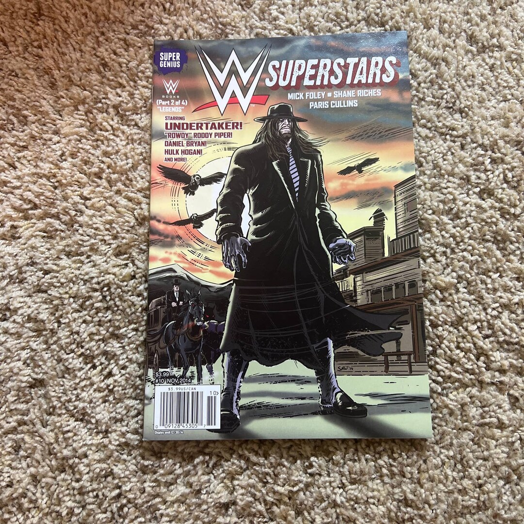 WWE Superstars #10: "legends" Super Genius Comics. WWF Undertake Cover ...