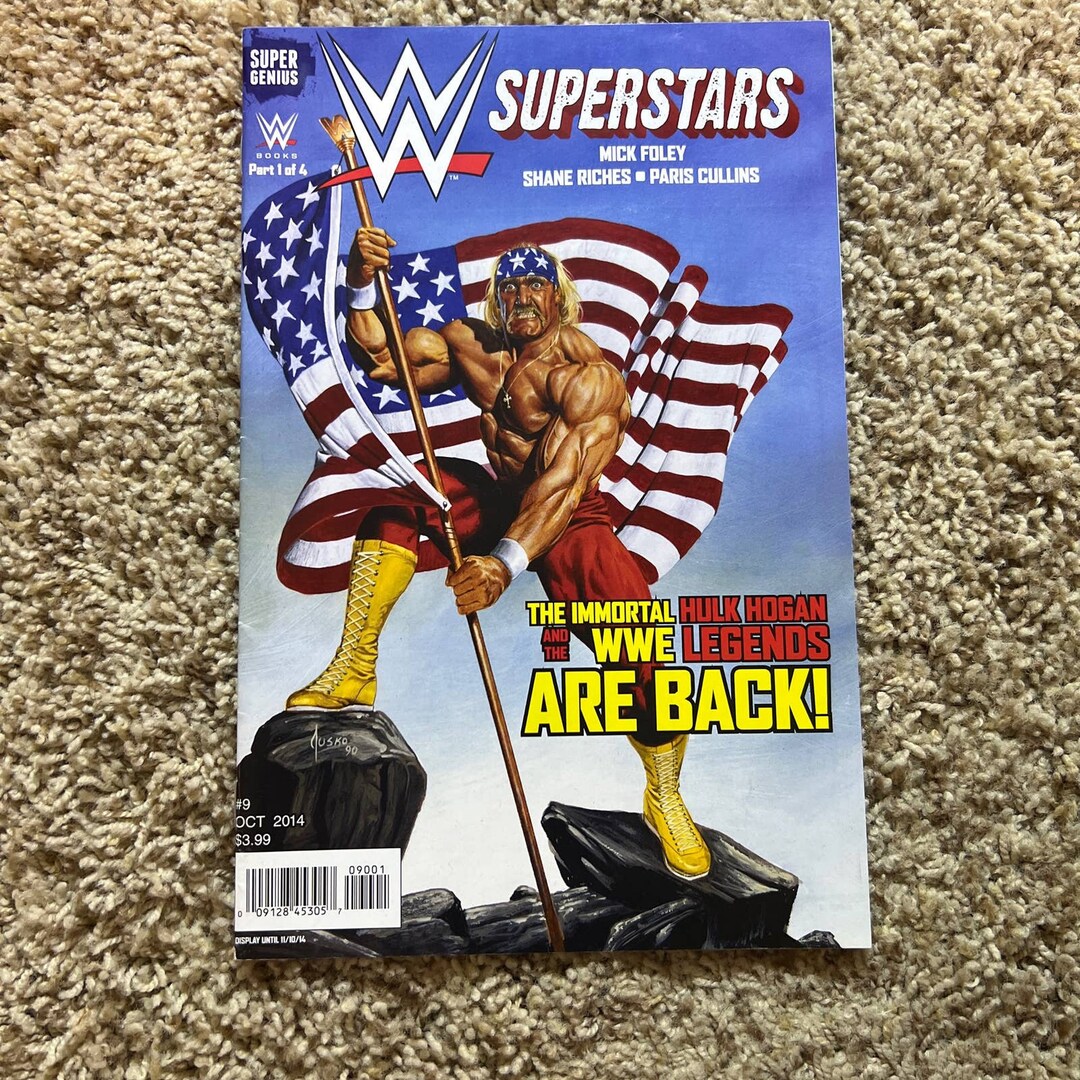 WWE Superstars 9 Hulk Hogan Variant Cover Super Genius Comic - Etsy