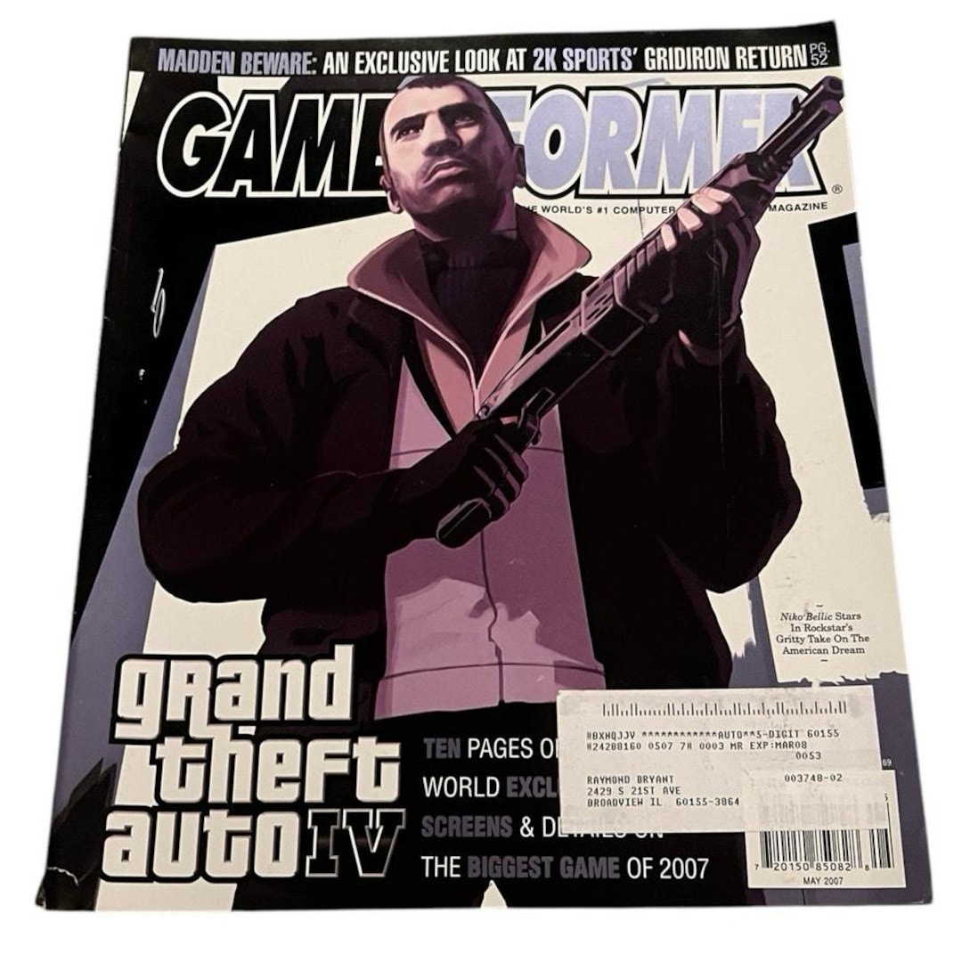 Game Informer Magazine Grand Theft Auto IV GTA IV issue 169, May 2007 ...